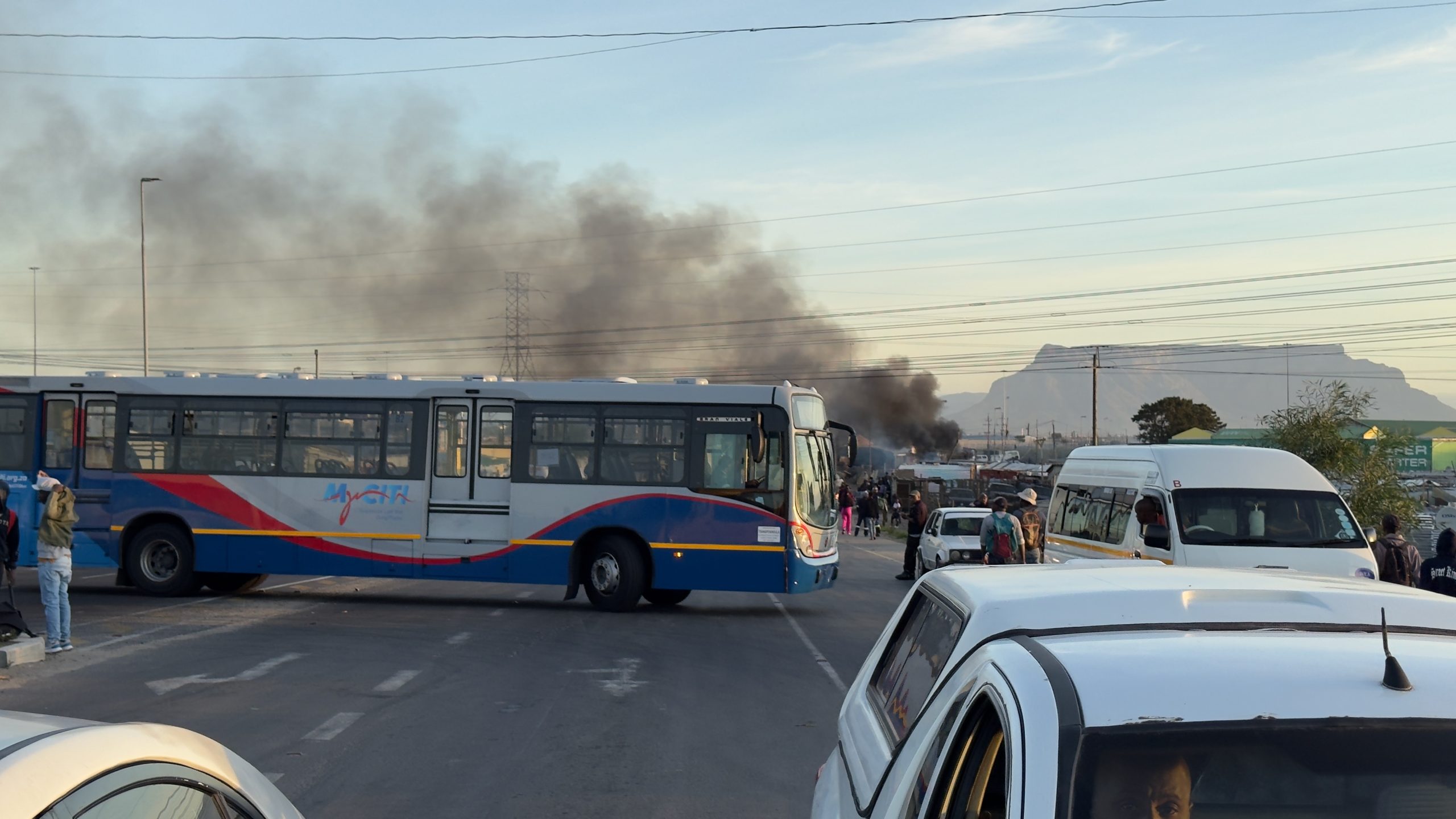 Dunoon erupts in protest after the City of Cape Town knocks down walls ...